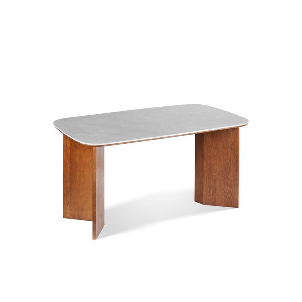 Basalt Premium Italian Limestone Dining Table - 140cm x 80cm – Furnt